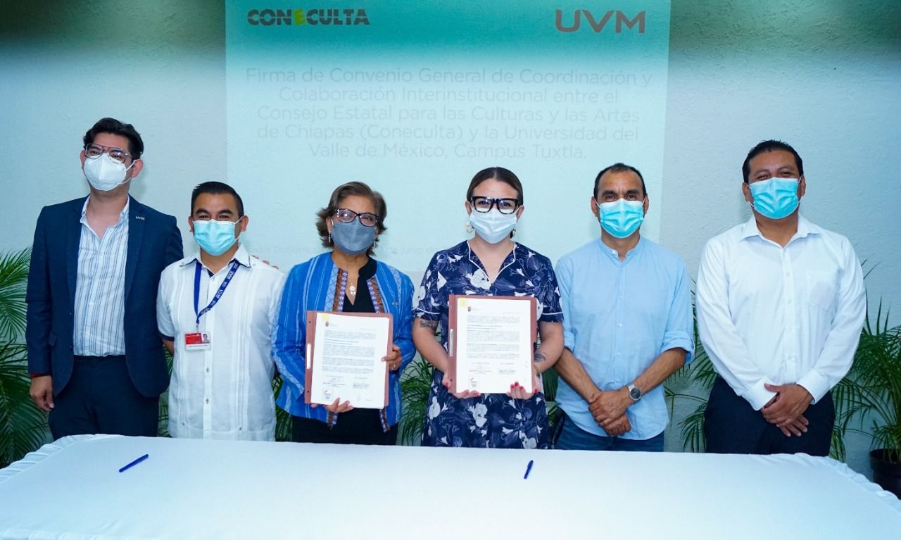 Coneculta: Firma convenio interinstitucional con la UVM Campus Tuxtla ...