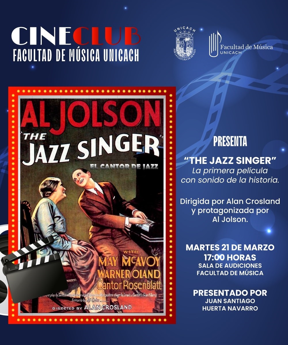 No te pierdas la proyección de "The Jazz Singer" - Noticias Voz e Imagen de Chiapas