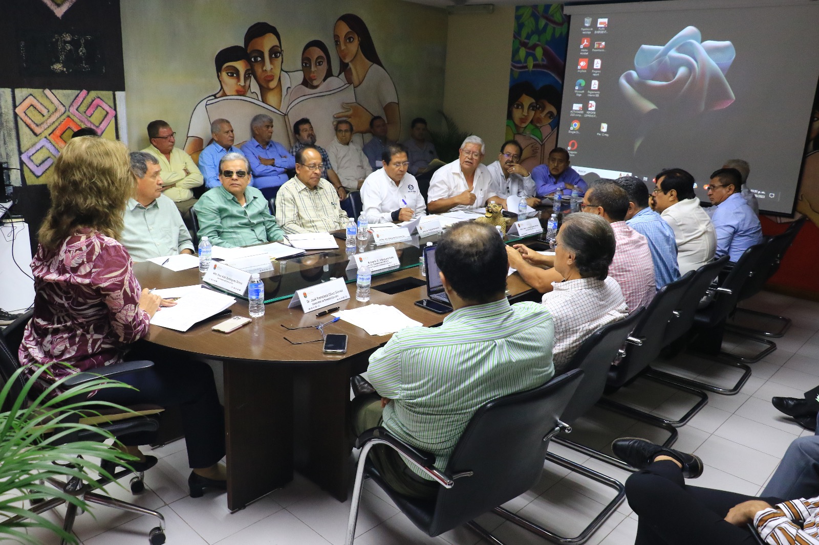 Rosa Aidé Domínguez Ochoa se reúne con supervisores de secundarias ...