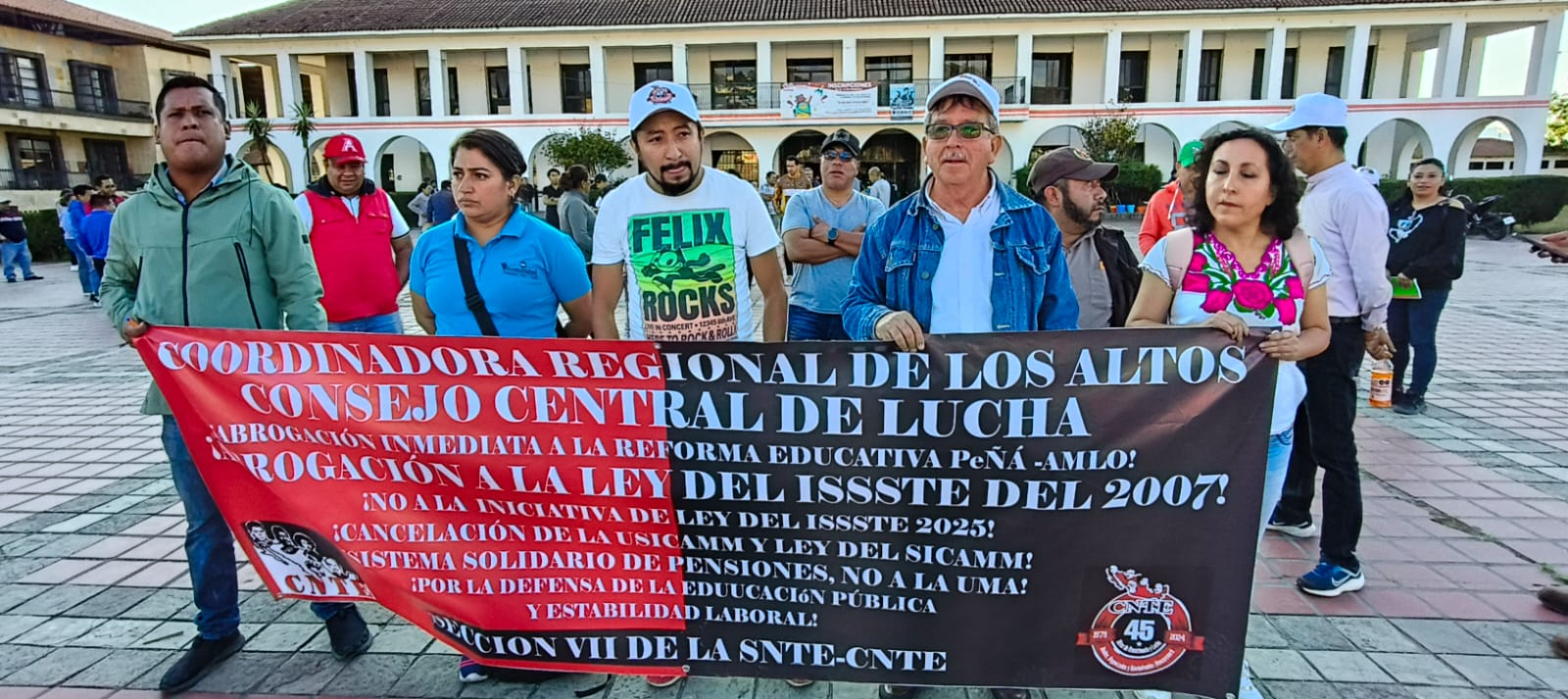 Maestros de Los Altos se suman a paro y marcha contra reforma del ...