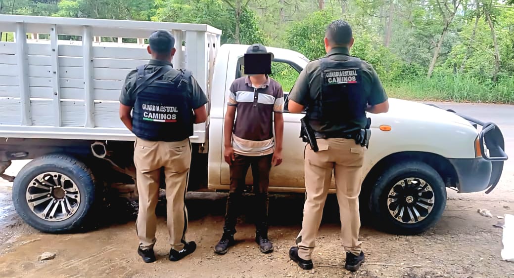 En operativo de seguridad en Chilón detienen a masculino con vehículo ...